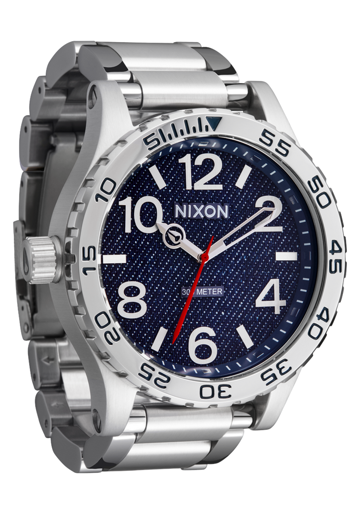 Reloj 51-30 | Silver / Denim | Acero Inoxidable Hombre – Nixon EU