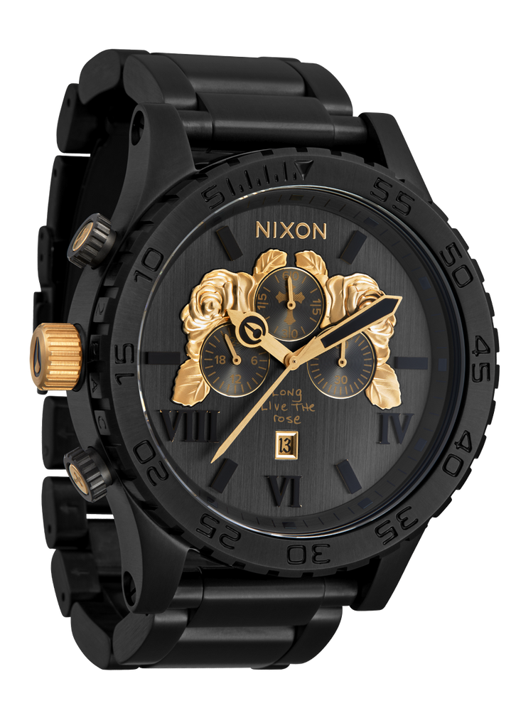 Reloj 51-30 Collab 2PAC | Black / Gold | Reloj Tupac – Nixon EU