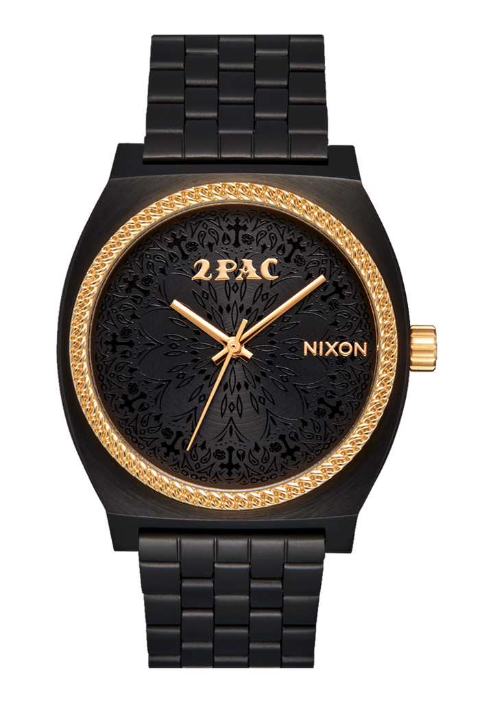 Reloj Time Teller Collab 2PAC | Black / Gold | Reloj Tupac – Nixon EU
