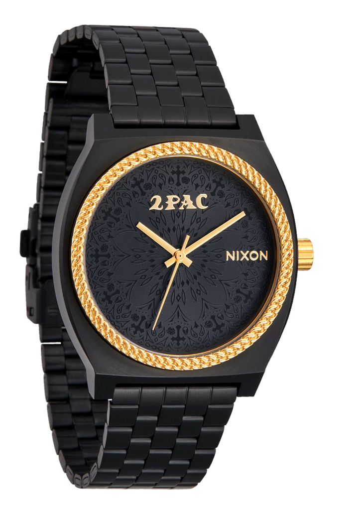 Reloj Time Teller Collab 2PAC | Black / Gold | Reloj Tupac – Nixon EU