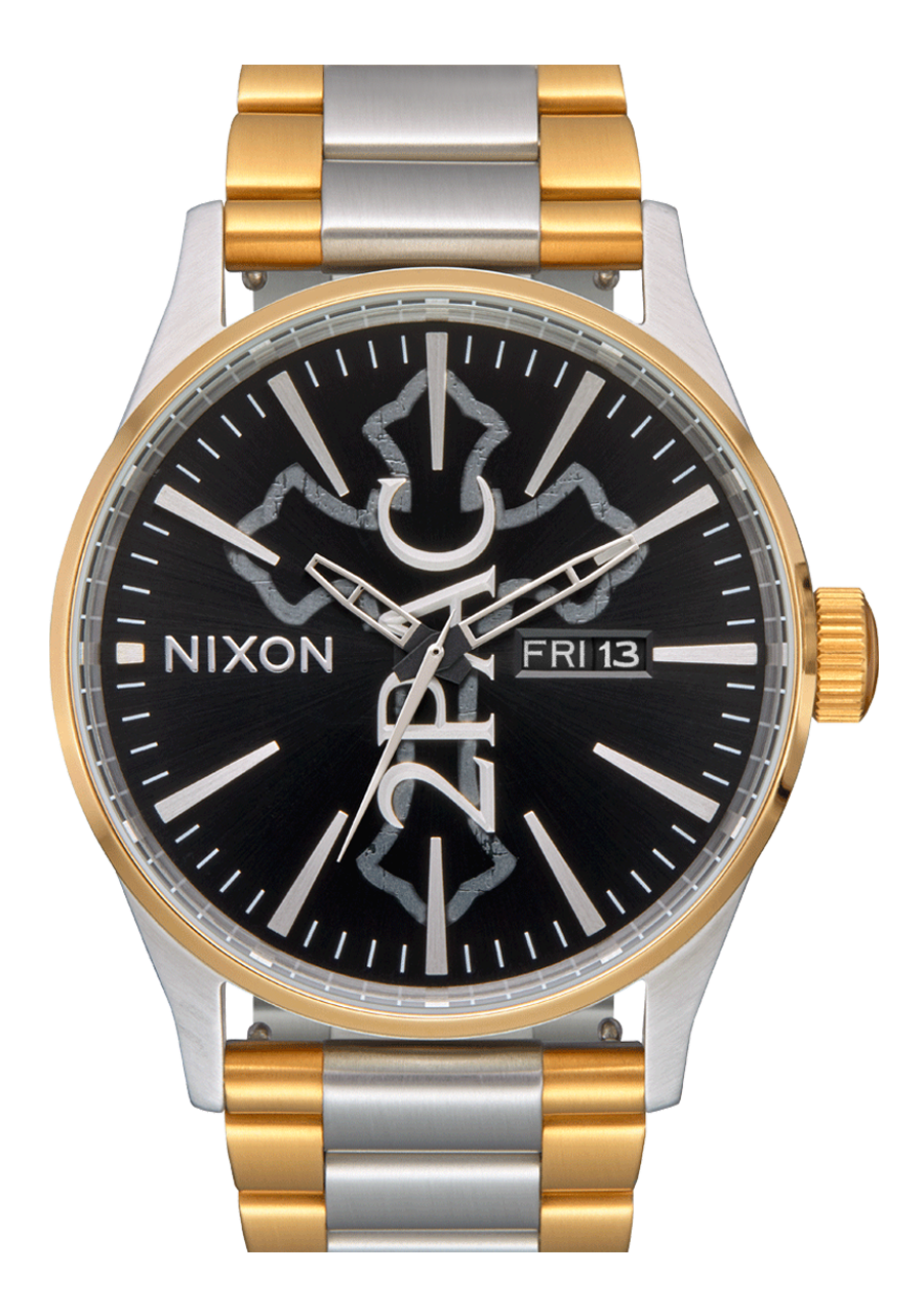 Sentry Stainless Steel Reloj Colaboración 2PAC | Oro / Plata / Negro ...