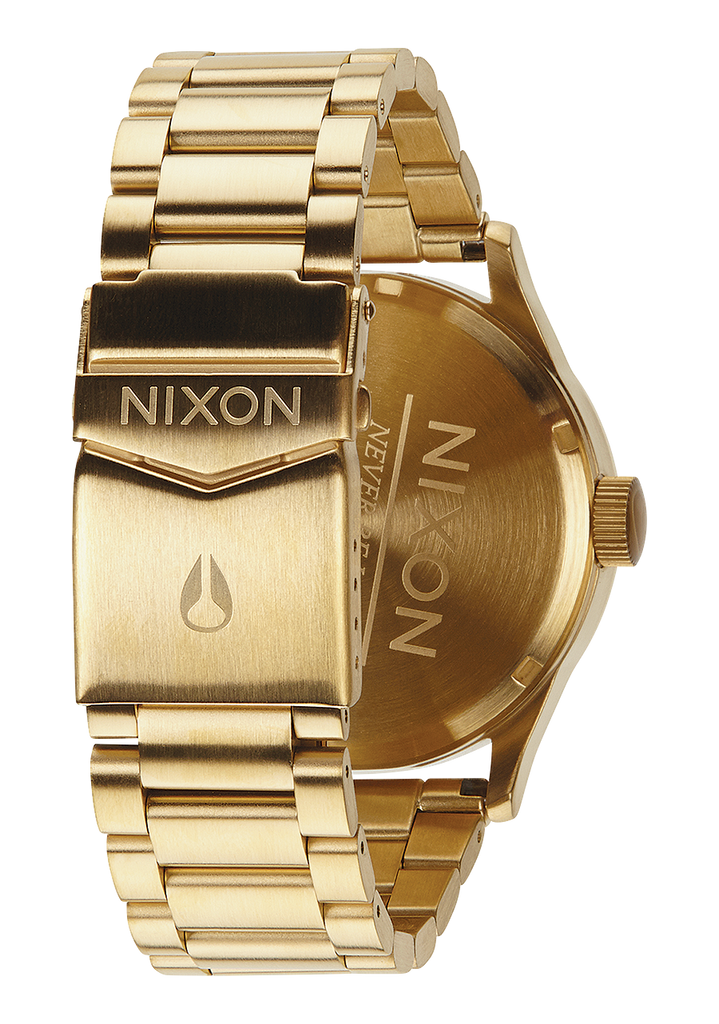 Reloj Sentry Acero | Todo Oro/Negro | Hombres – Nixon EU