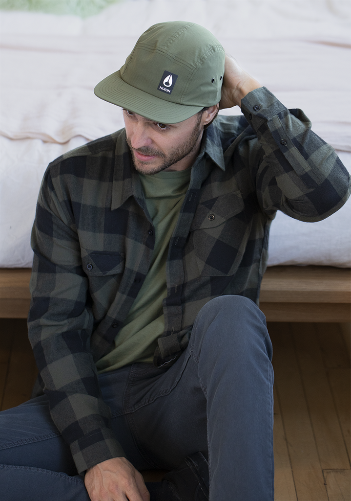 Gorra con cierre ajustable Mikey | Oliva – Nixon EU
